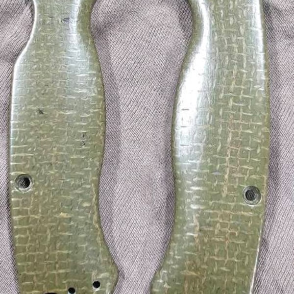 G10 Damascus Pattern Knife Handle Material - Etsy
