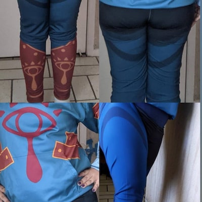 Sheikah Cosplay Printed Fabric Leggings - Etsy