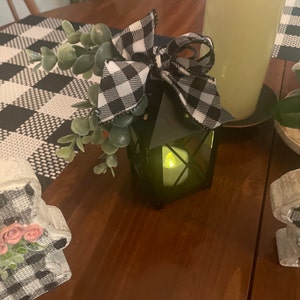 Mini Tea Light Lantern Tiered Tray Decor Mini Lantern for Tiered Tray ...