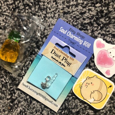 Dust Plug gold & Silver - Etsy