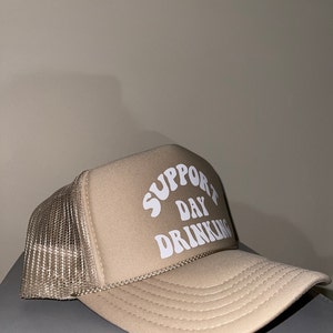 Support Day Drinking Hat Day Drinking 4th of July Trucker Hat 4th of ...