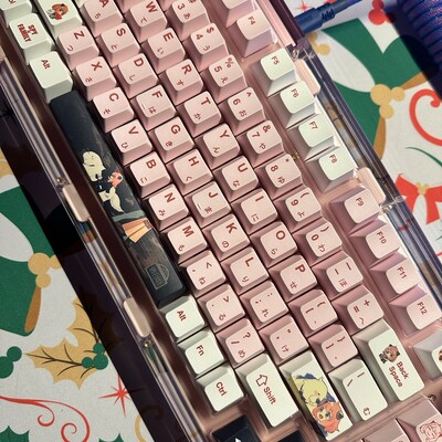152PCS Akira Theme Keycap Set,japanese Keycap,anime Keycap,pbt Keycap ...