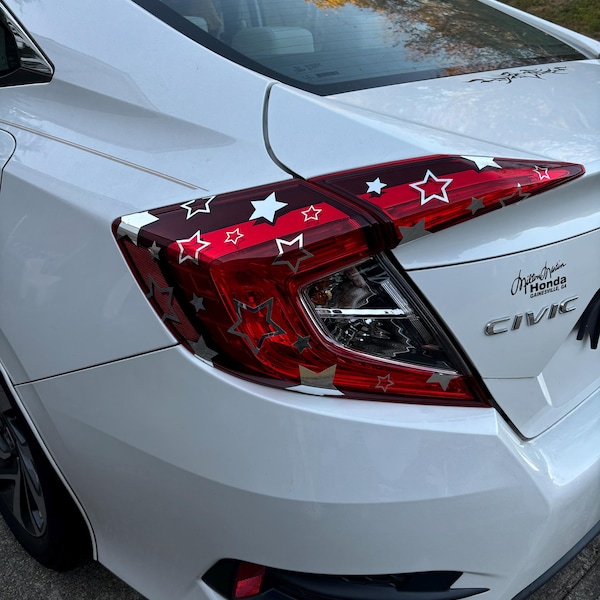 JDM Star Tail Light Livery: Holographic Car Sticker Decal (50 Pack) - Etsy