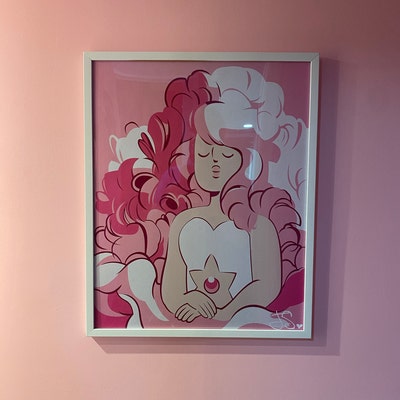 Steven Universe: Rose Quartz Portrait - Etsy