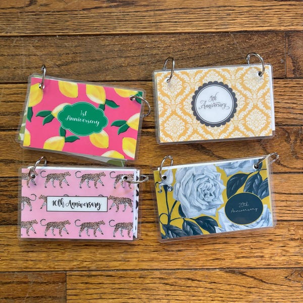 Index Card Binder, Flashcard Holder or Recipe Book, Laminated Note Card ...