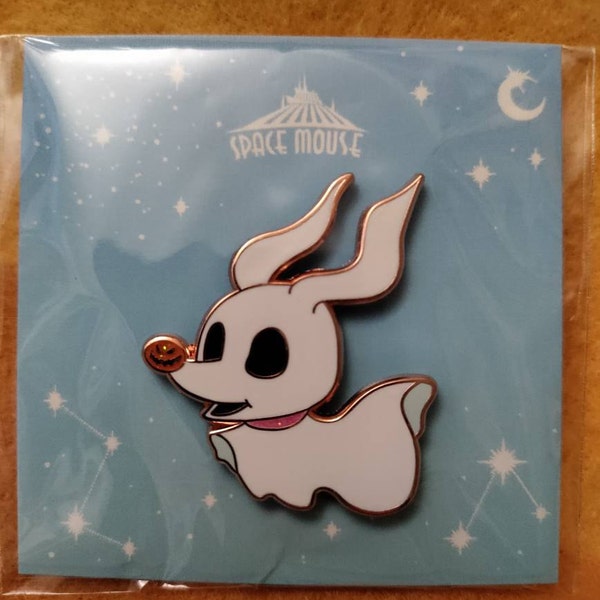 Zero the Ghost Dog Pin - Etsy