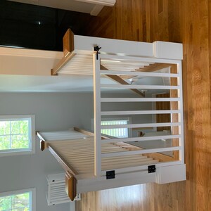 Custom Spindle Wooden Gate Baby Gate Stairway Gate White - Etsy