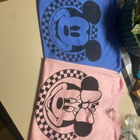 Retro Disney Shirts, Mickey Checkered Shirt, Disney Family Shirts ...