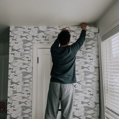 Doodle Fish Wallpaper doodle Fish in Black and White by Natalievmason ...