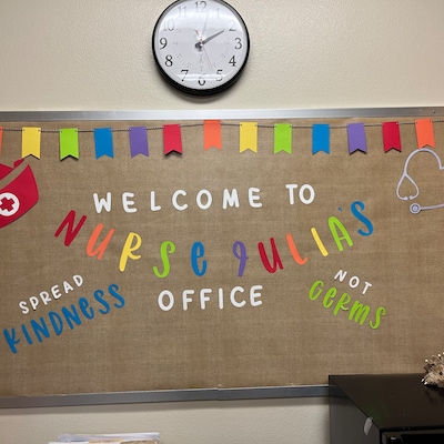 School Nurse Bulletin Board Kit - Etsy
