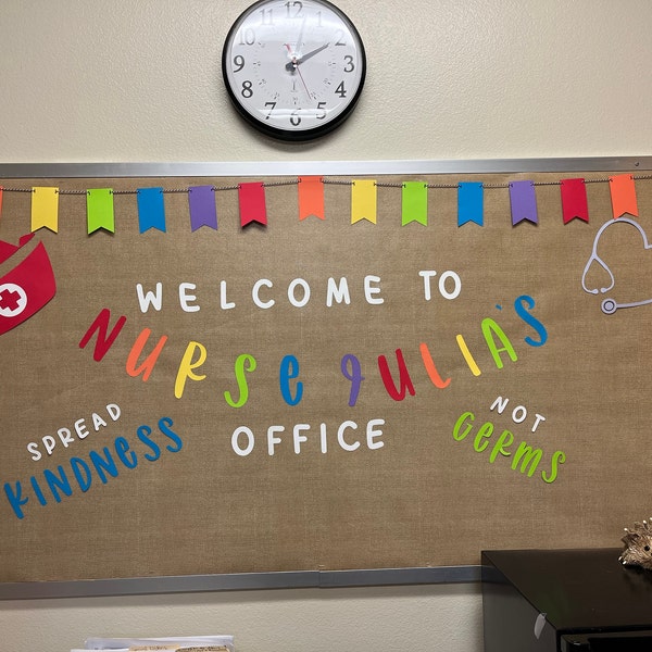 School Nurse Bulletin Board Kit - Etsy