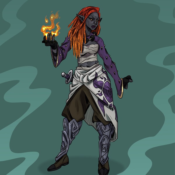 Dnd Single Character Commission Reservation Illustration Dungeons ...