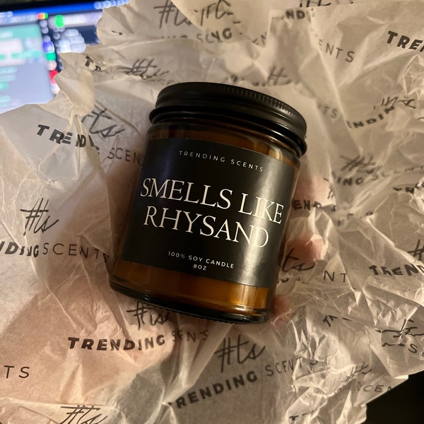 Smells Like Aaron Warner Candle Shatter Me Inspired Candle Bookish ...