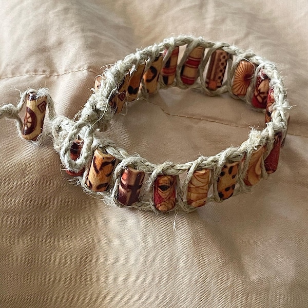 Handmade Evil Eye Hemp Guardian Bracelet/anklet - Hemp Jewelry for ...