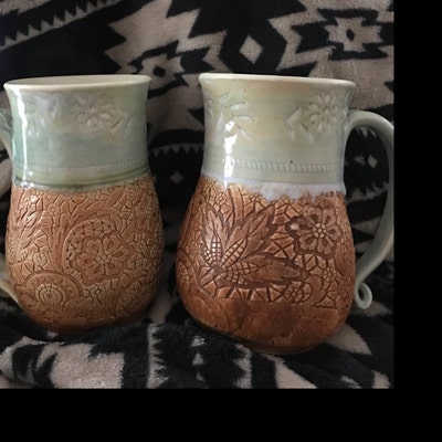 Square Pottery 3 Piece Place Setting - Etsy