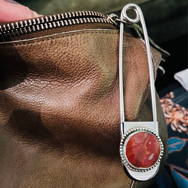 Buffalo Nickel Jumbo Safety Pin Keychain - Etsy