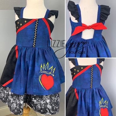 Descendants Crown Heart Applique/sketch Combo Digital Embroidery ...