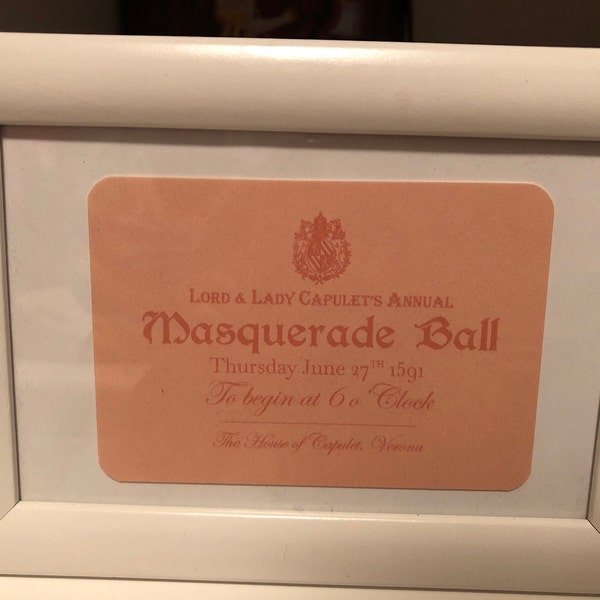 William Shakespeare's Romeo & Juliet Bookmark - Foiled Invitation to ...