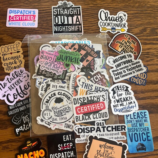 Forensic - Identification - Police 6 Pack of Stickers! - Etsy