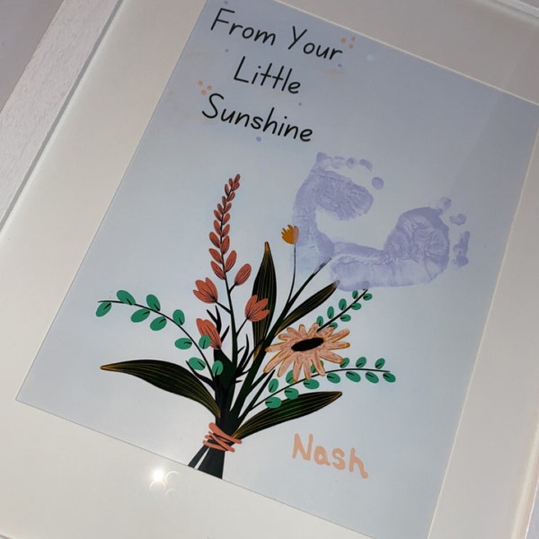 First Day of School Handprint Art, Poem Keepsake, Handprint Craft ...