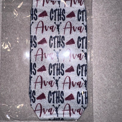Custom CHEER Socks Personalized CHEER BOW Socks Team Cheer Gifts - Etsy