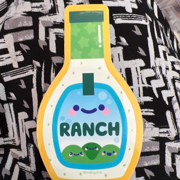 Ranch Dressing Vinyl Sticker | Ranch Dressing Stickers | Ranch Dressing ...