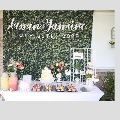 Hedge Wall Sign Hedge Wedding Backdrop Wedding Decorations - Etsy
