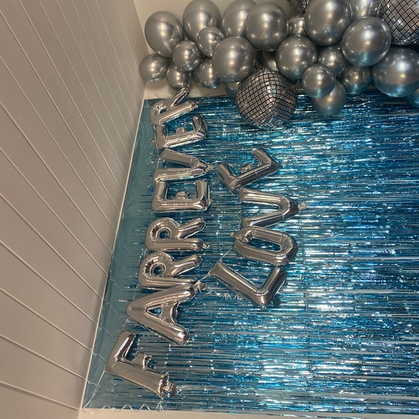 9 Colors Custom Balloon Letters Balloon Phrase Gold Letter Balloons ...