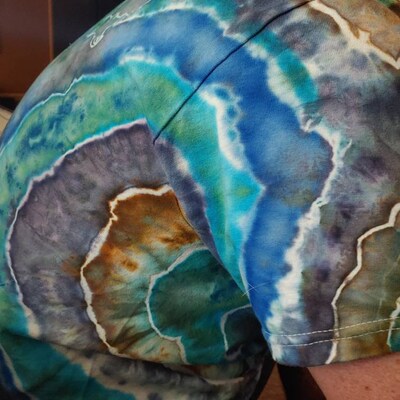 Geode Tie Dye Shirt, Psychedelic Clothing, Tye Dye Shirt, 50th Birthday ...
