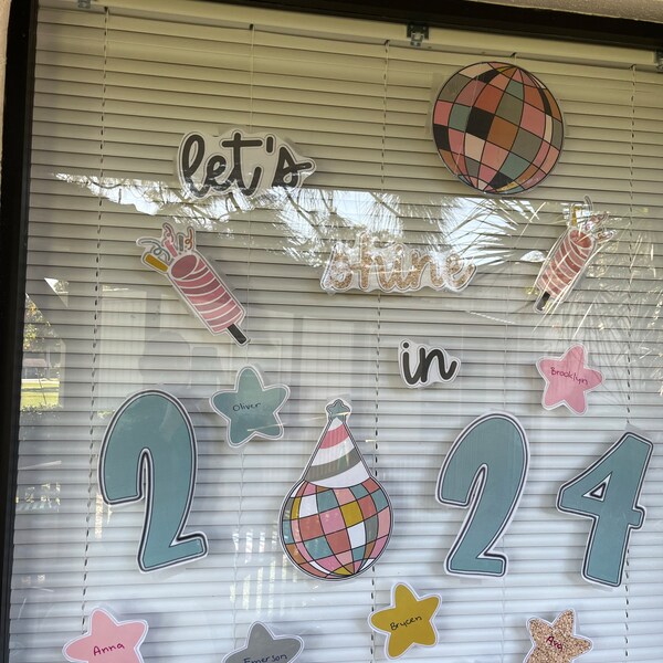 New Years Bulletin Board Kit 2024 Edition New Year Classroom Decor - Etsy