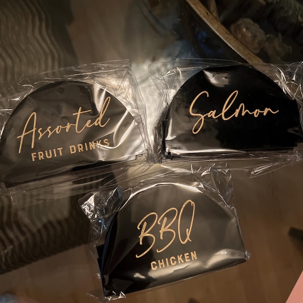 Acrylic Buffet Food Name Sign, Food Table Tent Card, Food Tag, Cute ...