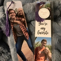 Personalized Reading List Bookmark Library Card, Double-sided Tracker ...