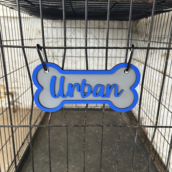 Personalized Crate Sign, Custom Dog Decor, Hanging Crate Sign, Custom ...