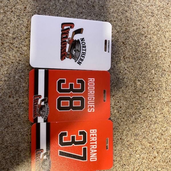 Customized Sport Bag Tag for Teams - Single Sided or Double Sided - 4 ...