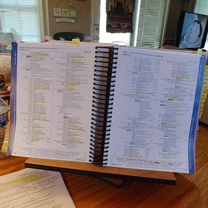 2-sided Medical Coding Rotating Book Carousel Stand Wood | Etsy