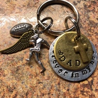 Memorial Key Chaindad Memorialmom Memorialgrandpa - Etsy