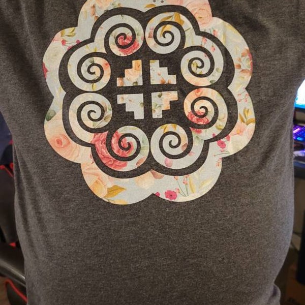 Hmong Inspired Floral Sweater Gift for Woman Hmong Symbol Sweatshirt ...