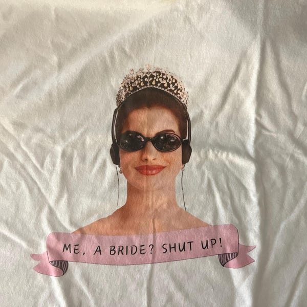 The Princess Diaries Sticker, Bride Sticker, Me, a Bride? Sticker ...
