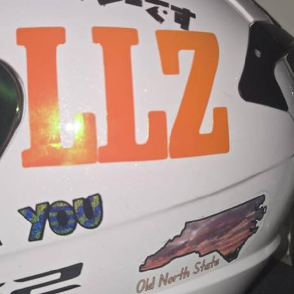 Layered Outline Custom Name Decal, Name Vinyl Decal,holographic Name ...