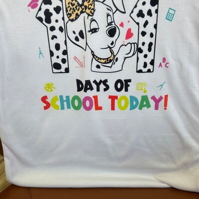 101 Days of School Dalmatian Dog Svg Dalmatian 100th Day of - Etsy