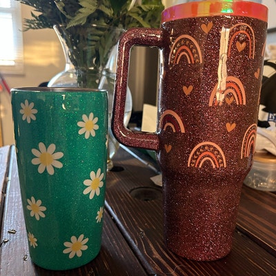 Christmas Coffee Cups UV DTF Wrap - Etsy