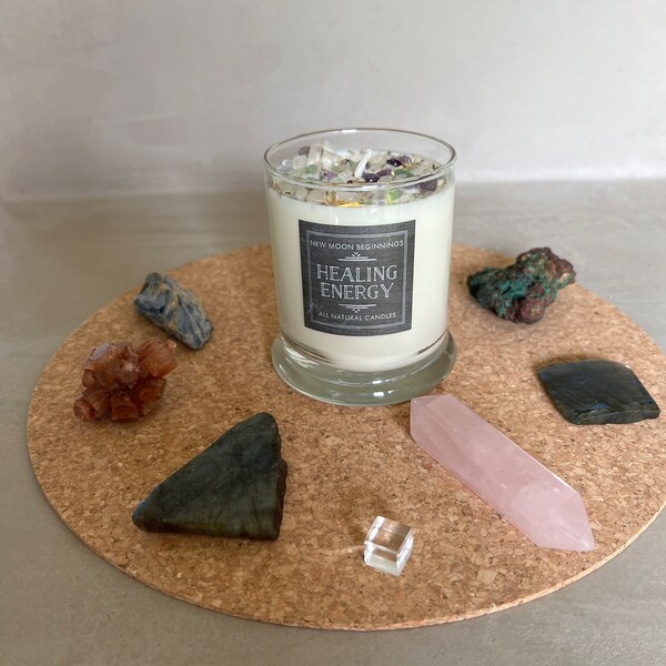 Healing Energy Candle - Negative Energy Cleansing - Soy Aromatherapy ...