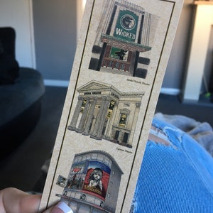 Double Sided West End Theatre Bookmarks - Etsy UK