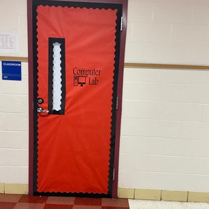 Computer Lab Door Decorations