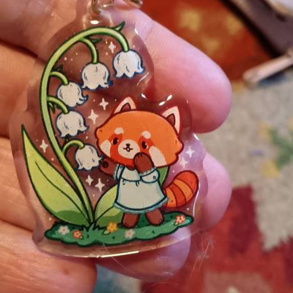 Cute Little Crab Mini Acrylic Keychain, Kawaii Tiny Crab Charm, Small ...