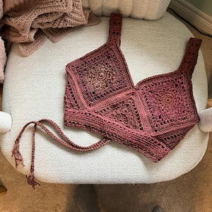 The Demeter Top CROCHET PATTERN Beginner/intermediate - Etsy