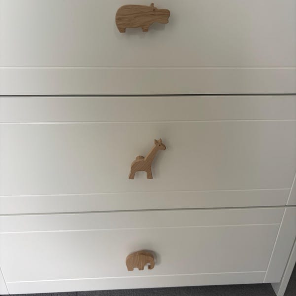 Safari Animal Drawer Knobs | Safari Nursery Decor, Jungle Nursery Decor ...