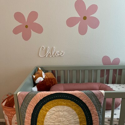 Personalized Name Crown Nursery Sign Baby Name Nursery Wall - Etsy