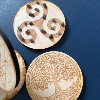Tree of Life Grid Crystal Grid Altar Decoration - Etsy