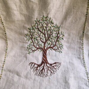 Tree of Life With Roots and Leaves Vali Embroidery Design. Machine ...